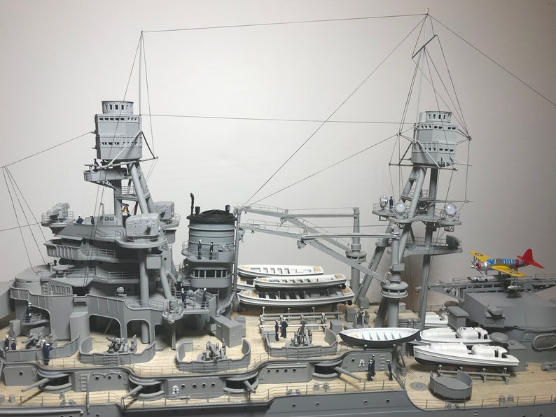 USS Arizona Ship Model 1939-1940--detailed Scale Model -36 Inch Length ...