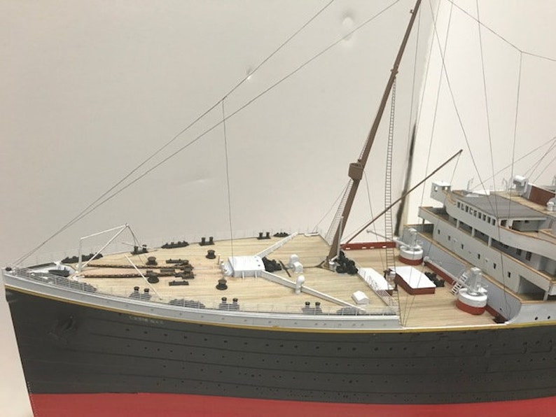 RMS Titanic HUGE Detailed Scale Model 1/200 Scale 54 | Etsy