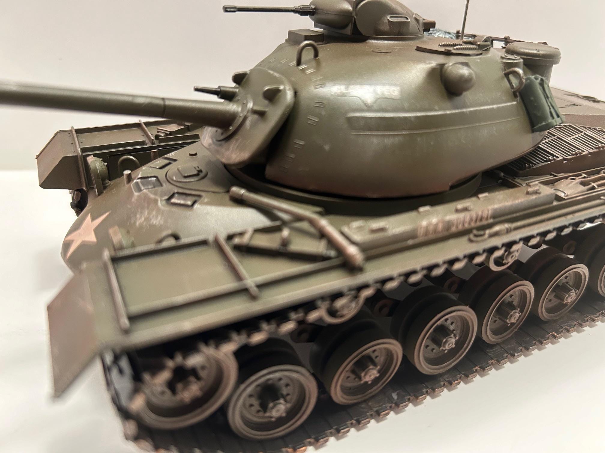 M48A2 Patton Tank detailed Plastic Scale Model 1/35 Scale - Etsy