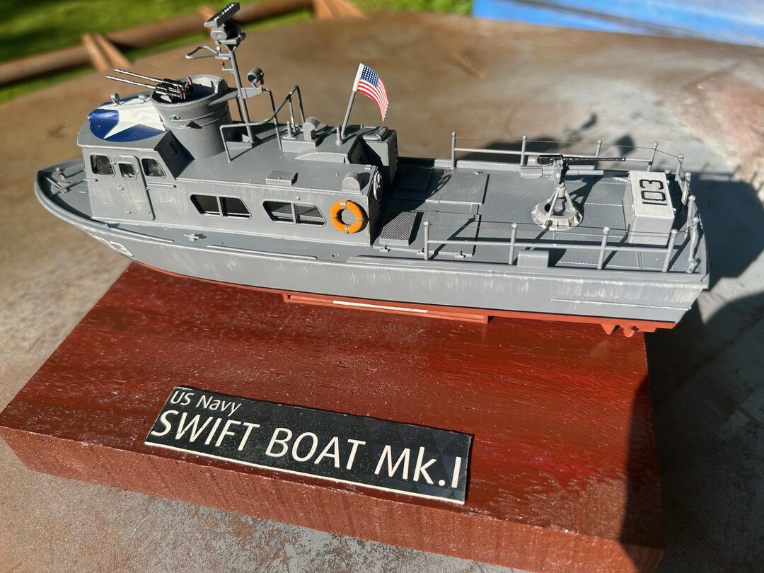 Swift Boat Mk.i--plastic Ship Model- 1/72 Scale- 9 Inches - Etsy