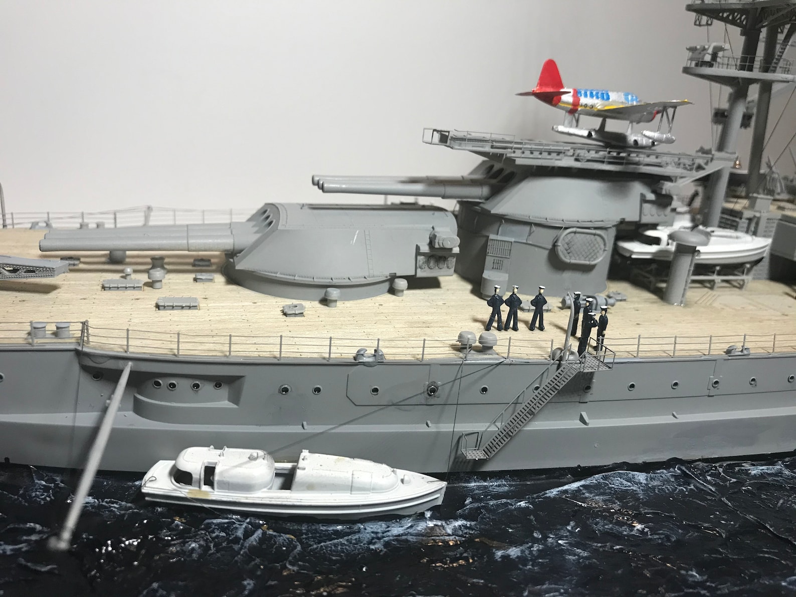 USS Arizona Ship Model 1939-1940--detailed Scale Model -36 Inch Length ...