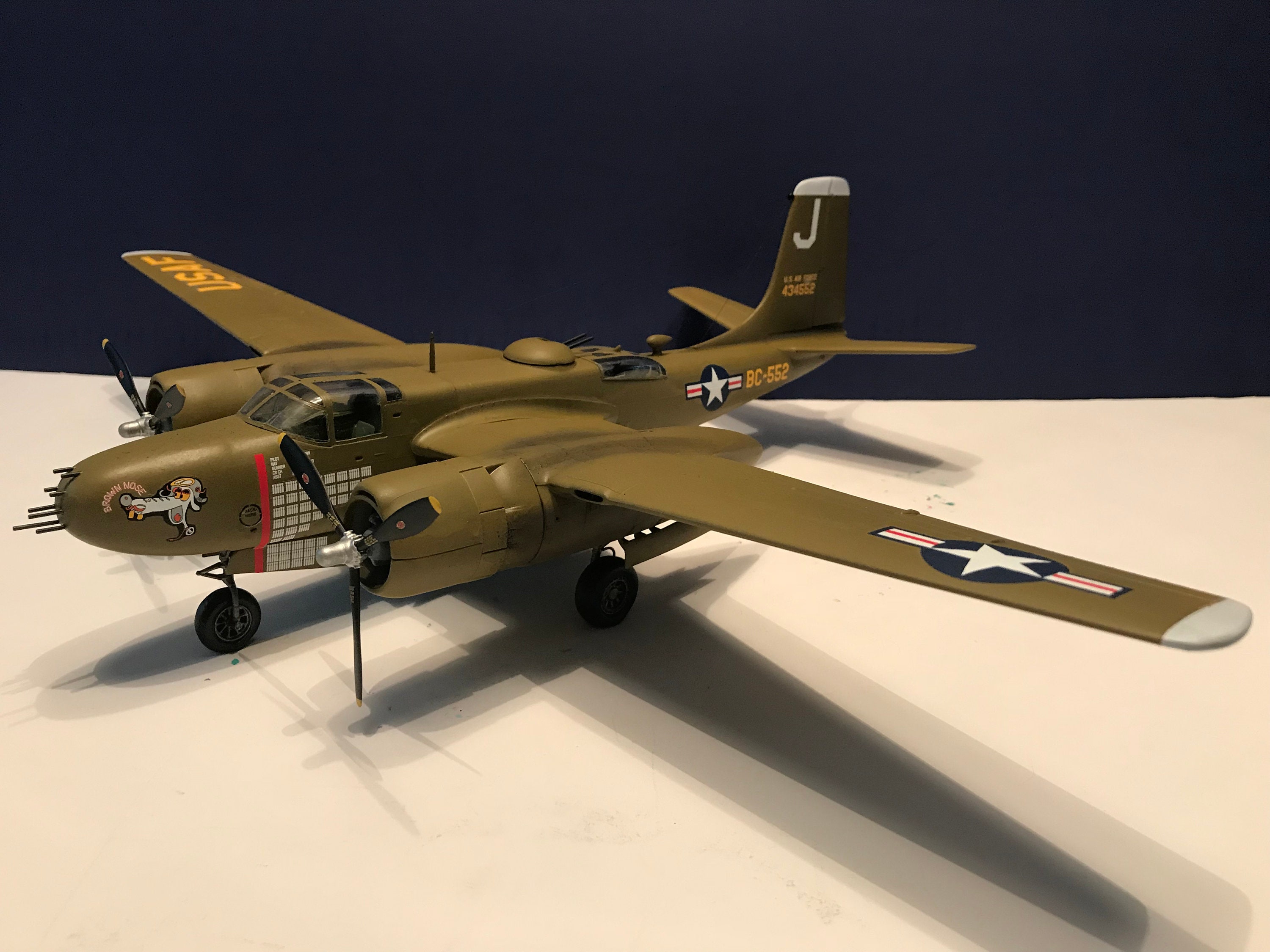 B-26B Invader brown Nose detailed Scale Model | Etsy UK