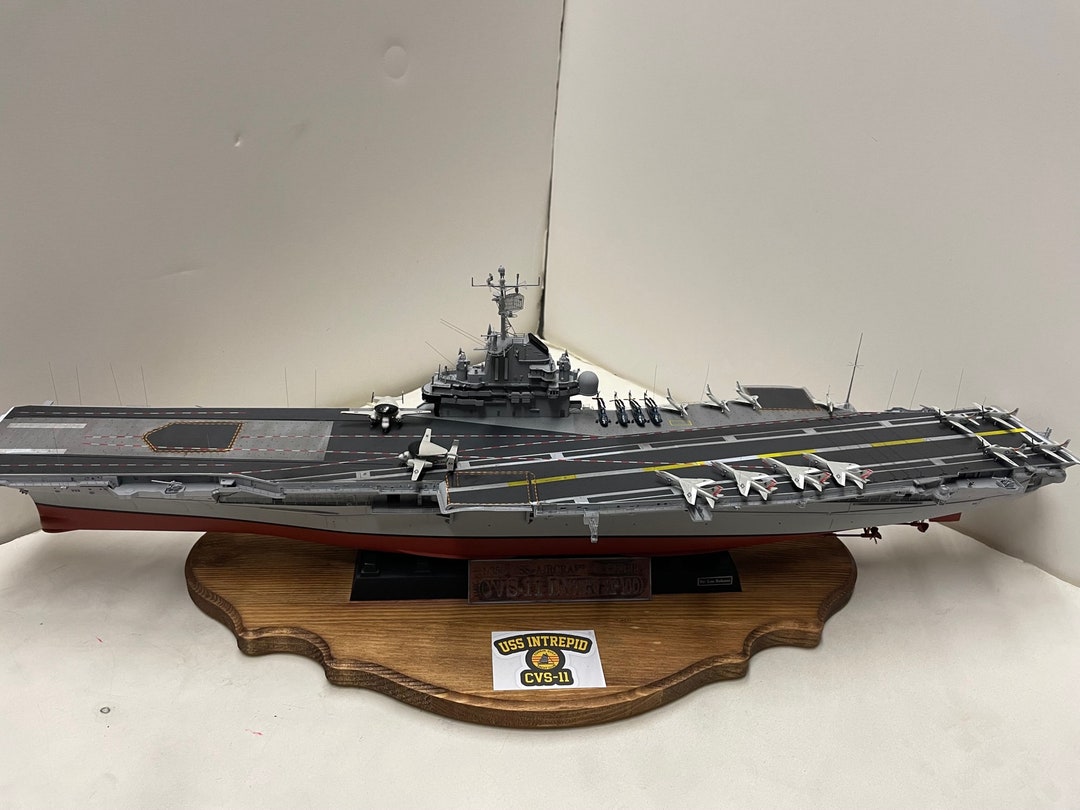 USS Intrepid Cvs-11--detailed Ship Model- 1/350 Scale - Etsy