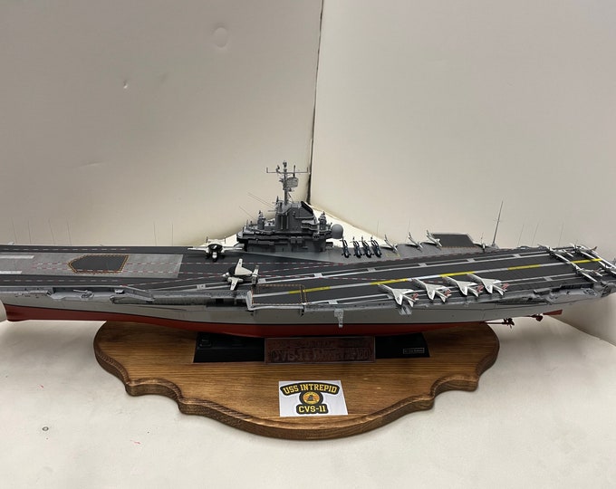 USS Intrepid Cvs-11--detailed Ship Model- 1/350 Scale - Etsy