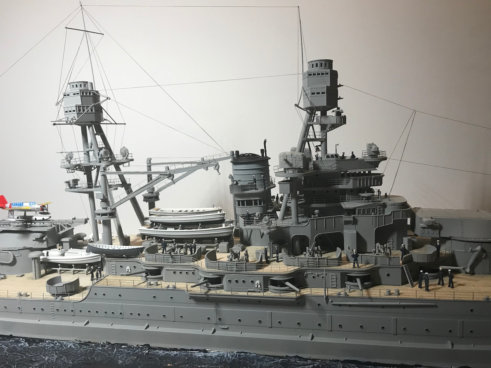 USS Arizona Ship Model 1939-1940--detailed Scale Model -36 Inch Length ...