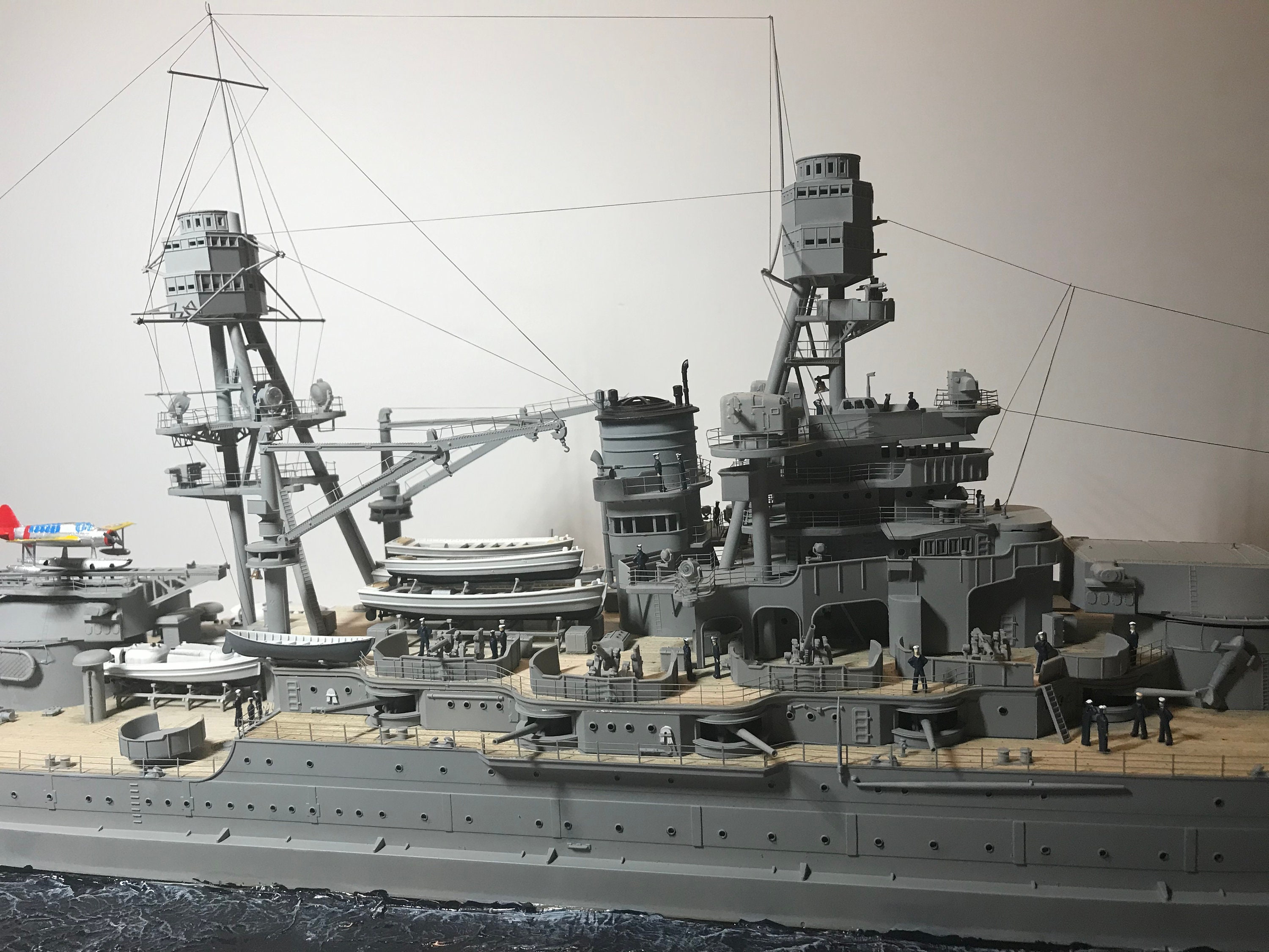 USS Arizona Ship Model 1939-1940--detailed Scale Model -36 Inch Length ...