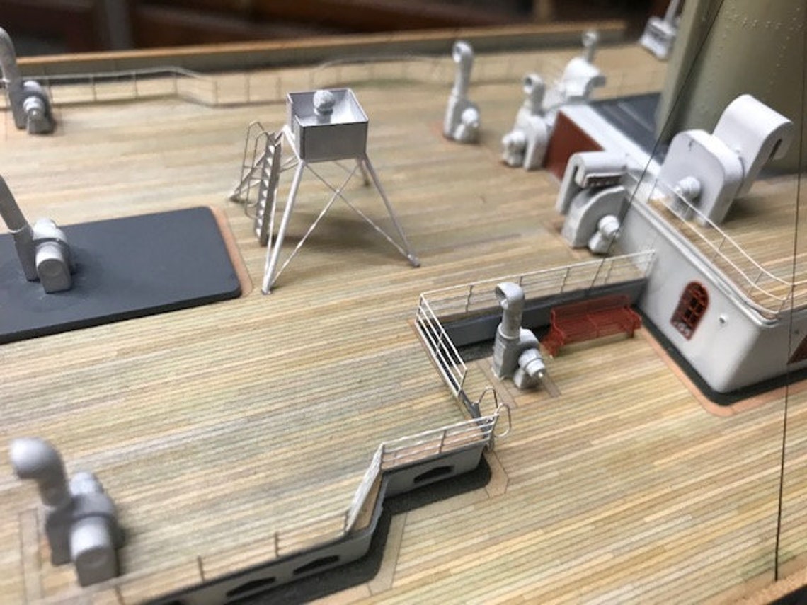 RMS Titanic HUGE Detailed Scale Model 1/200 Scale 54 | Etsy