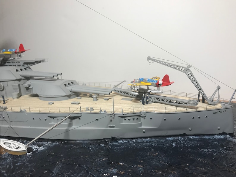 USS Arizona Ship Model 1939-1940--detailed Scale Model -36 Inch Length ...