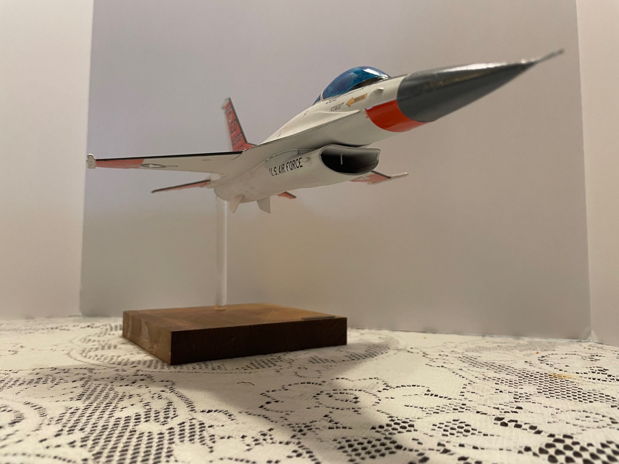 F-16A Viper Edwards AFB Plastic Scale Model 1/48 Scale - Etsy