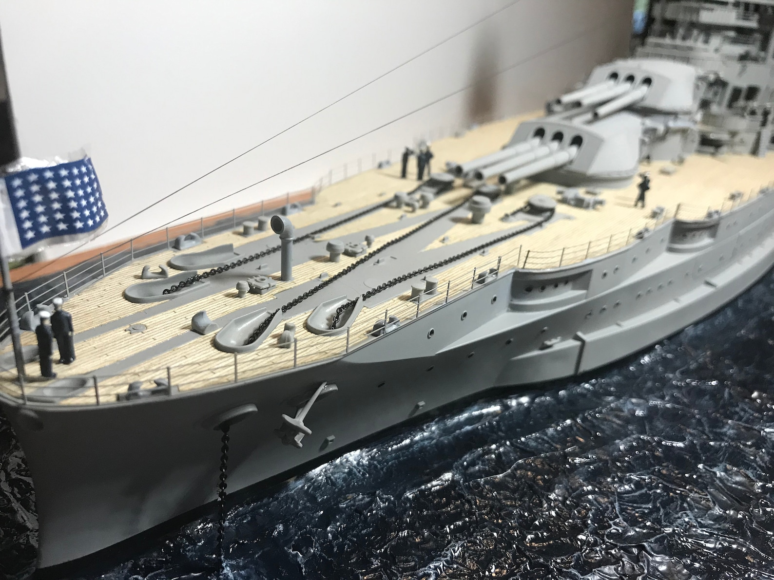 USS Arizona Ship Model 1939-1940--detailed Scale Model -36 Inch Length ...