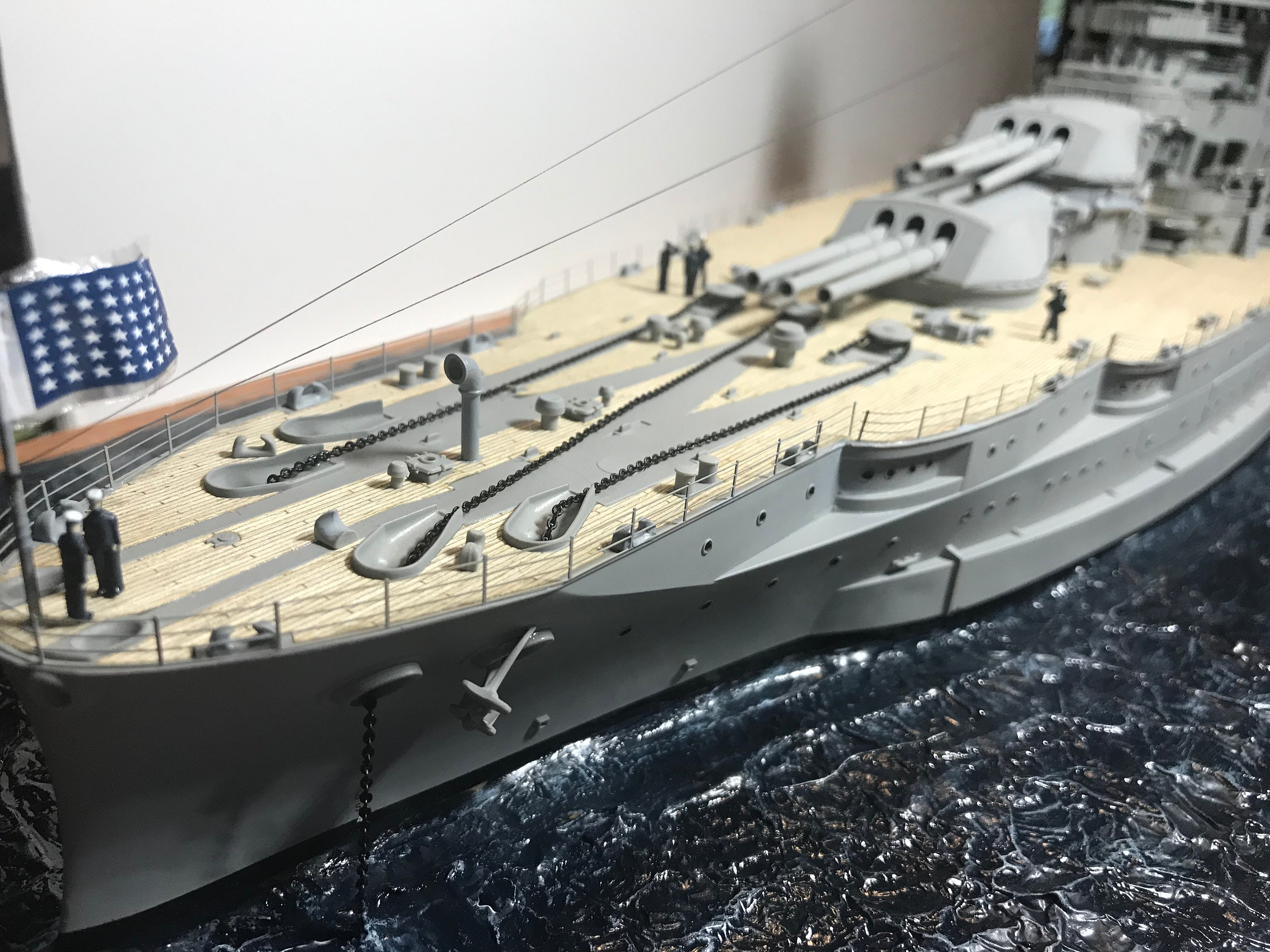 USS Arizona Model Ship 1/200 Scale - Detailed Naval Decor - Etsy