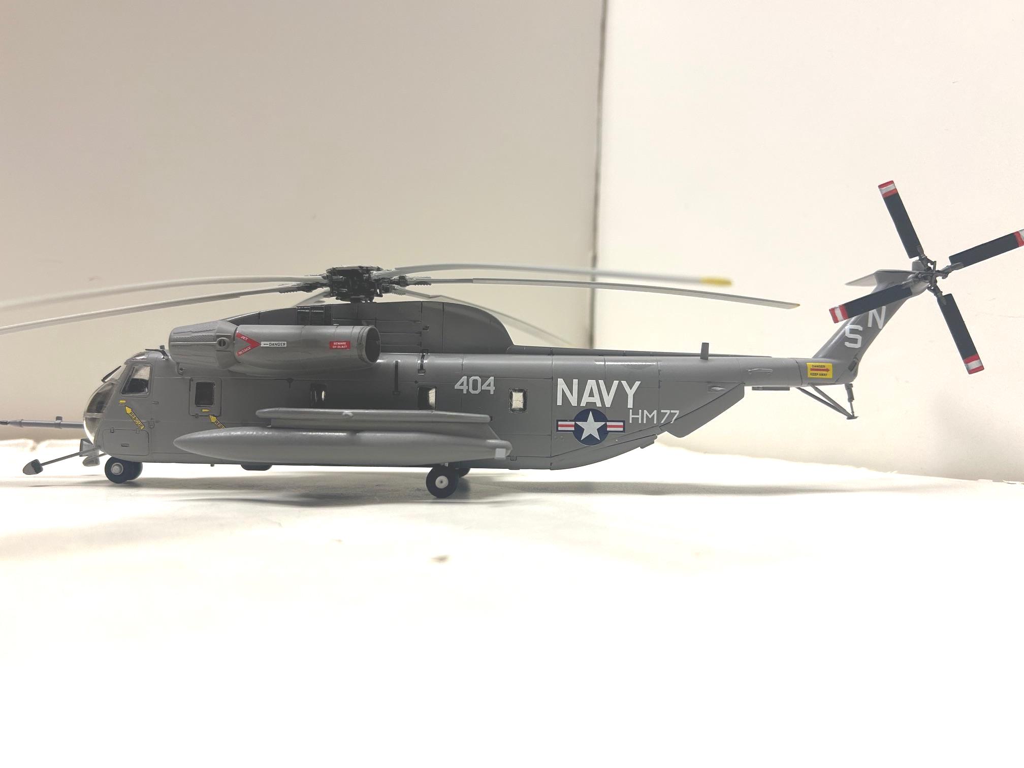 Sikorsky RH-53D Sea Dragon Helicopter---detailed Scale Model- 1/72 ...