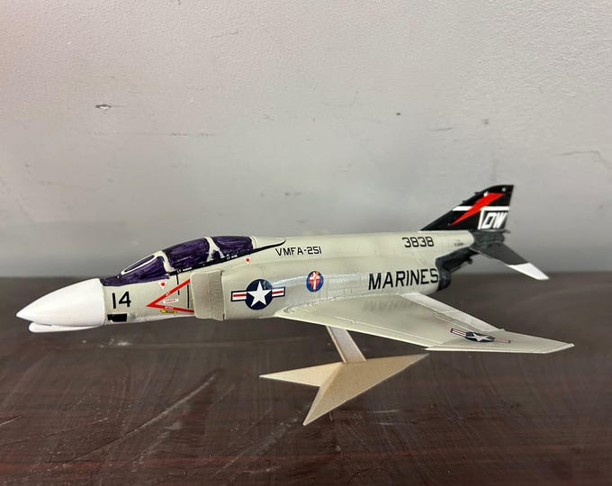 F-4J Phantom- VMFA-251- PLASTIC Scale Model- 1/72 Scale - Etsy