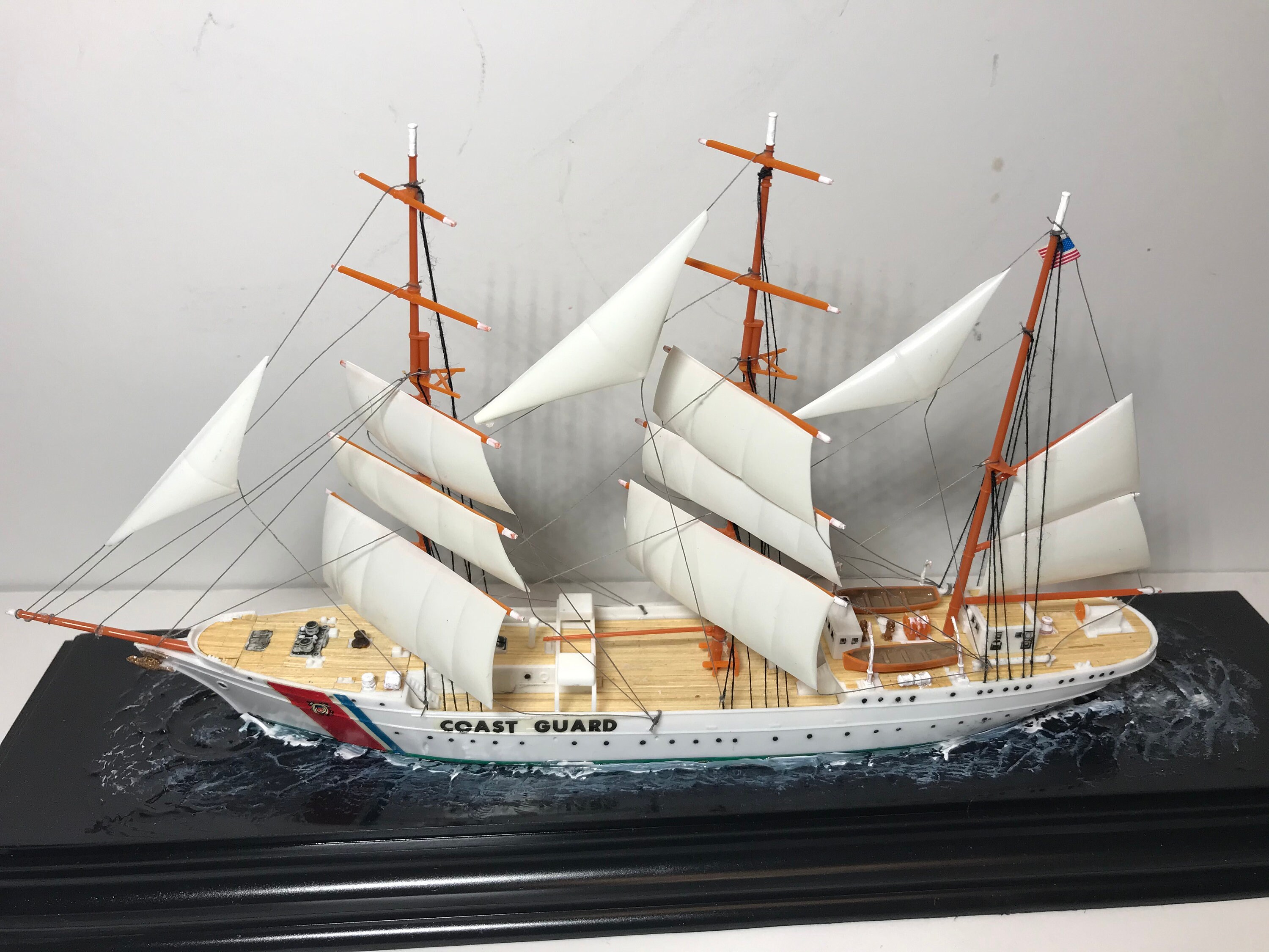 USCG Barque EAGLEPlastic Scale Model 10 inch length 1/350 | Etsy