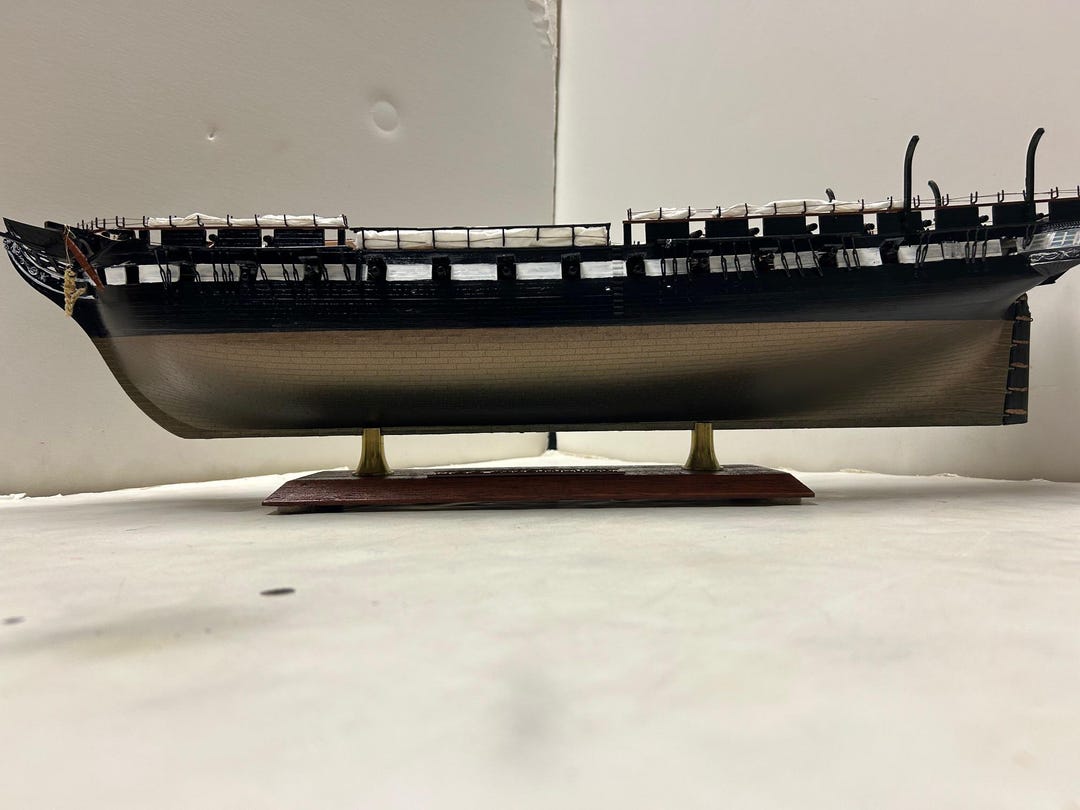 USS Constitution-- 1/96 Scale Plastic Scale Model -26 Inch Length - Etsy