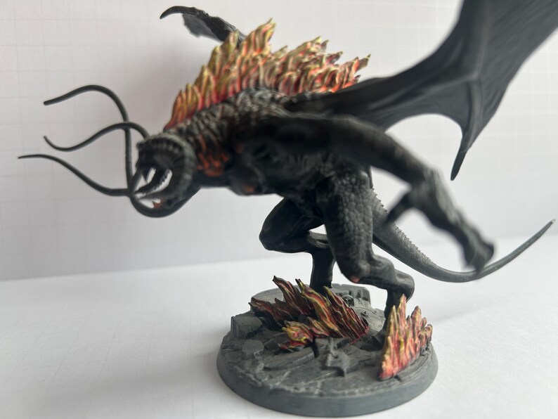 JRR Tolkien Balrog- Plastic Figure -games Workshop- HAND PAINTED - Etsy
