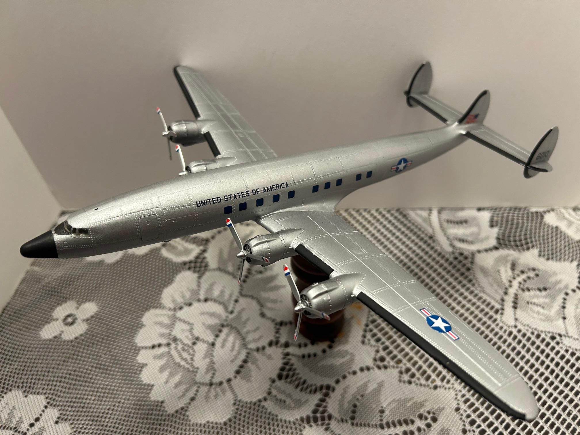 VC-121 Constellation Plastic Scale Model Airplane 12 Inch Length - Etsy