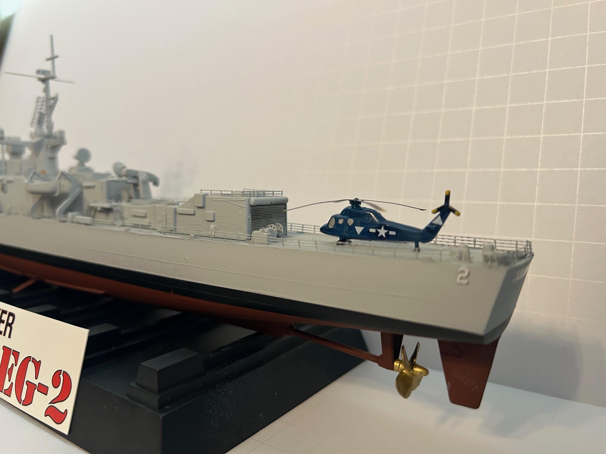 USS Ramsey DEG-2 Guided Missile Destroyer --plastic Ship Model- 16 ...