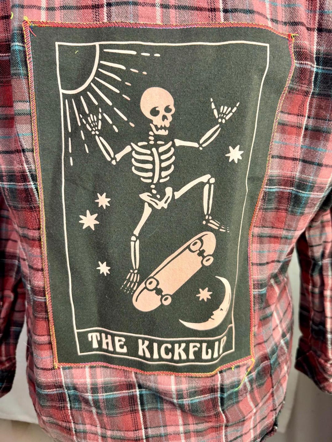 April 25th Flannels the Kickflip Skeleton Patch Madewell Youth L Grunge ...