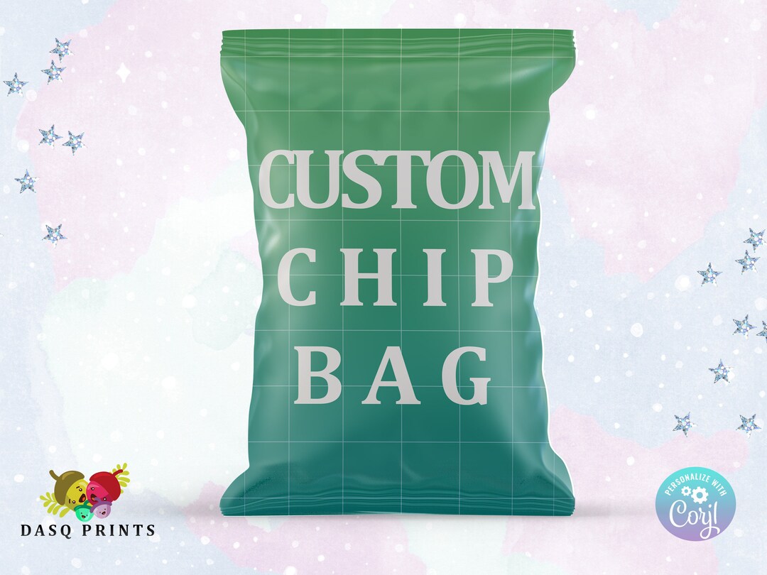Custom Chip Bag Printable - Etsy