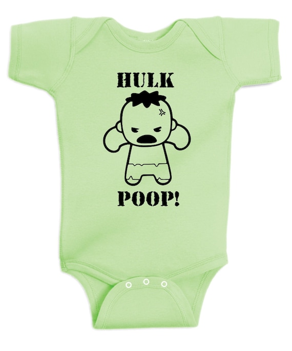 Hulk Poop Funny Baby One Piece Bodysuit Breaking Bad Parody | Etsy