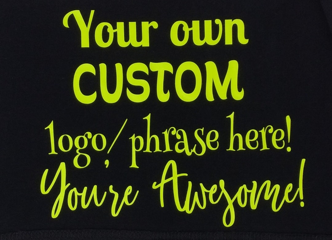 Custom Made Personalized Adult Size Awesome T-shirt, up to 4 Lines of ...