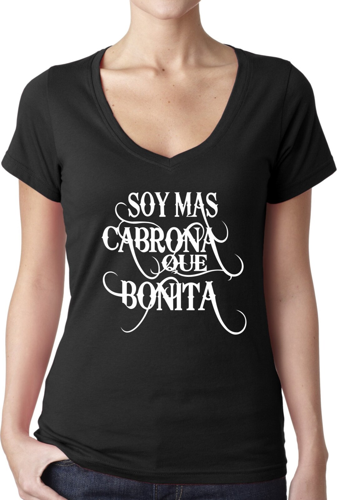 Soy Mas Cabrona Que Bonita Shirt Funny Mexican Spanish T Shirt Playera