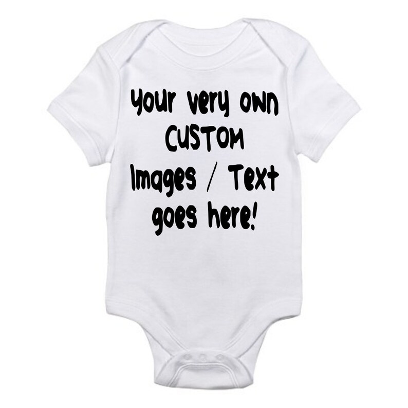 Custom Personalized Baby One-piece Bodysuit Create Your Own - Etsy