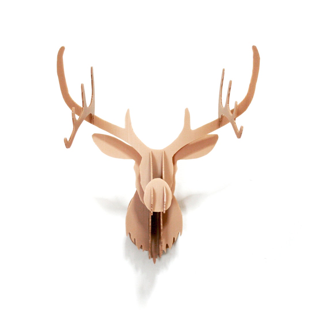 DIY Stag Head Wall Mount Template - Etsy