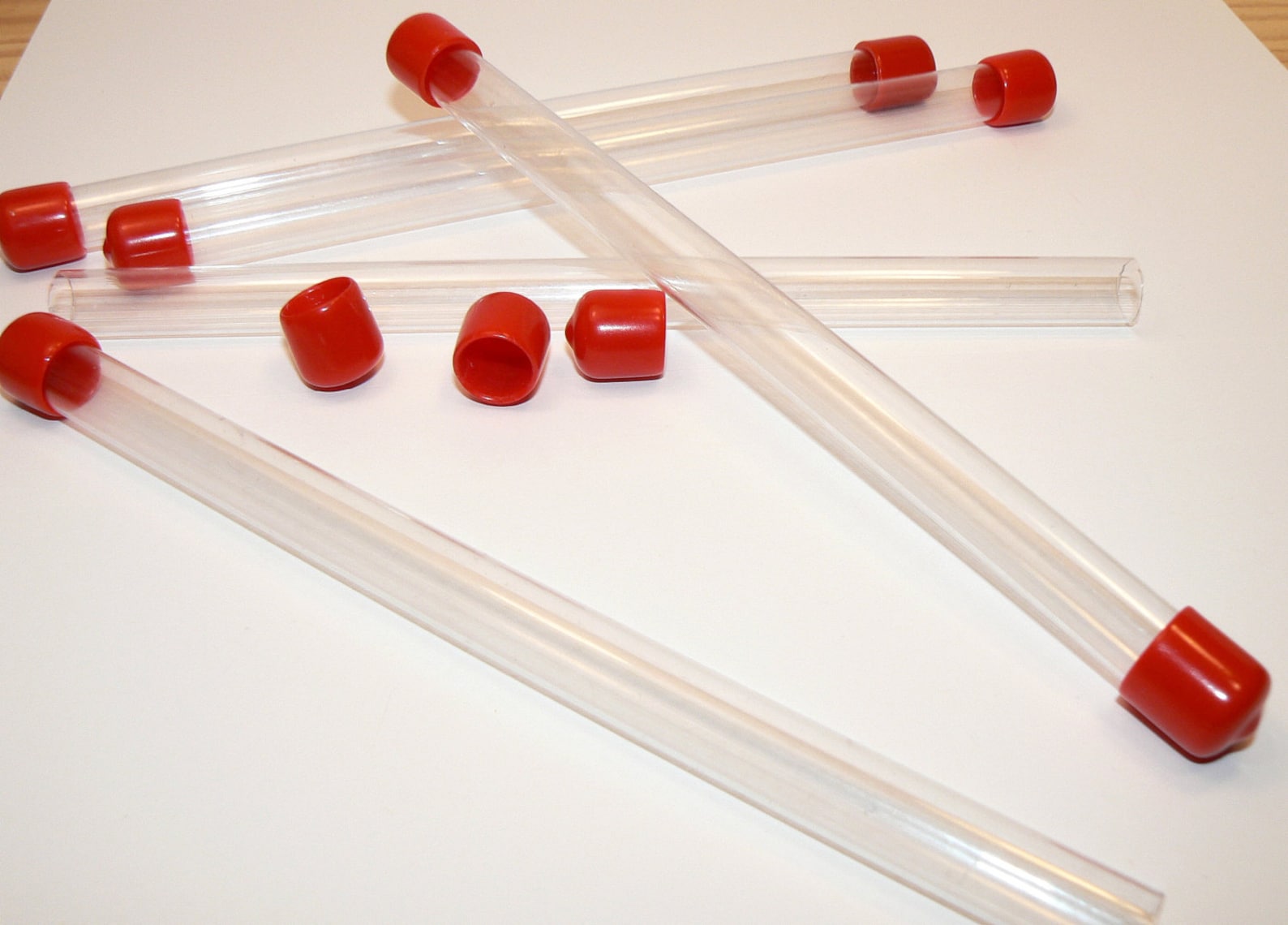 4 Clear Plastic Tube Containers Bead Containers Storage - Etsy