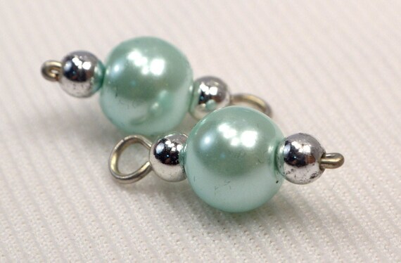 Light Turquoise Blue Pearl Charms Loose Charm for Jewelry | Etsy