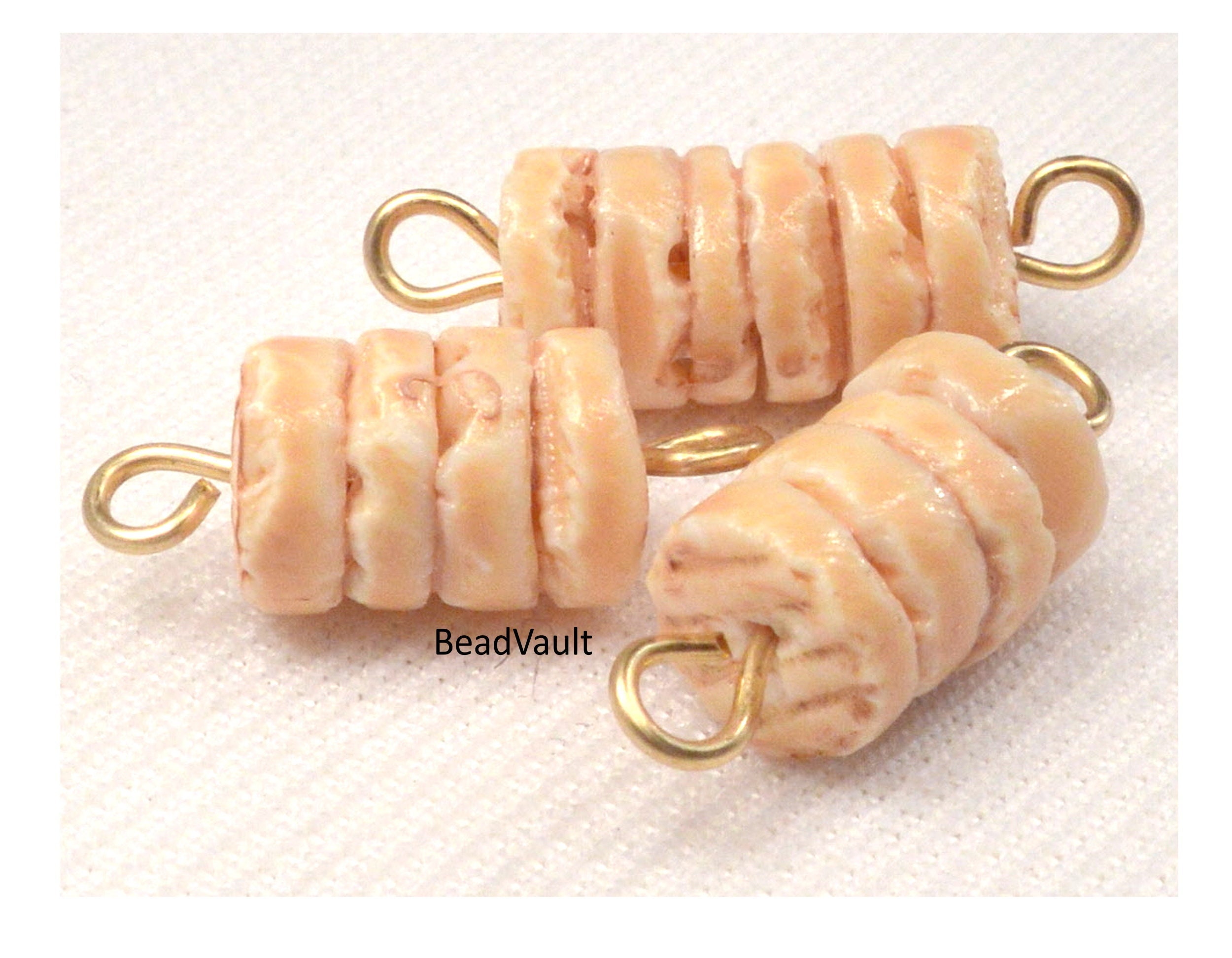 Shell Connectors, Loose Vintage Shell Link Connectors, Connectors for ...