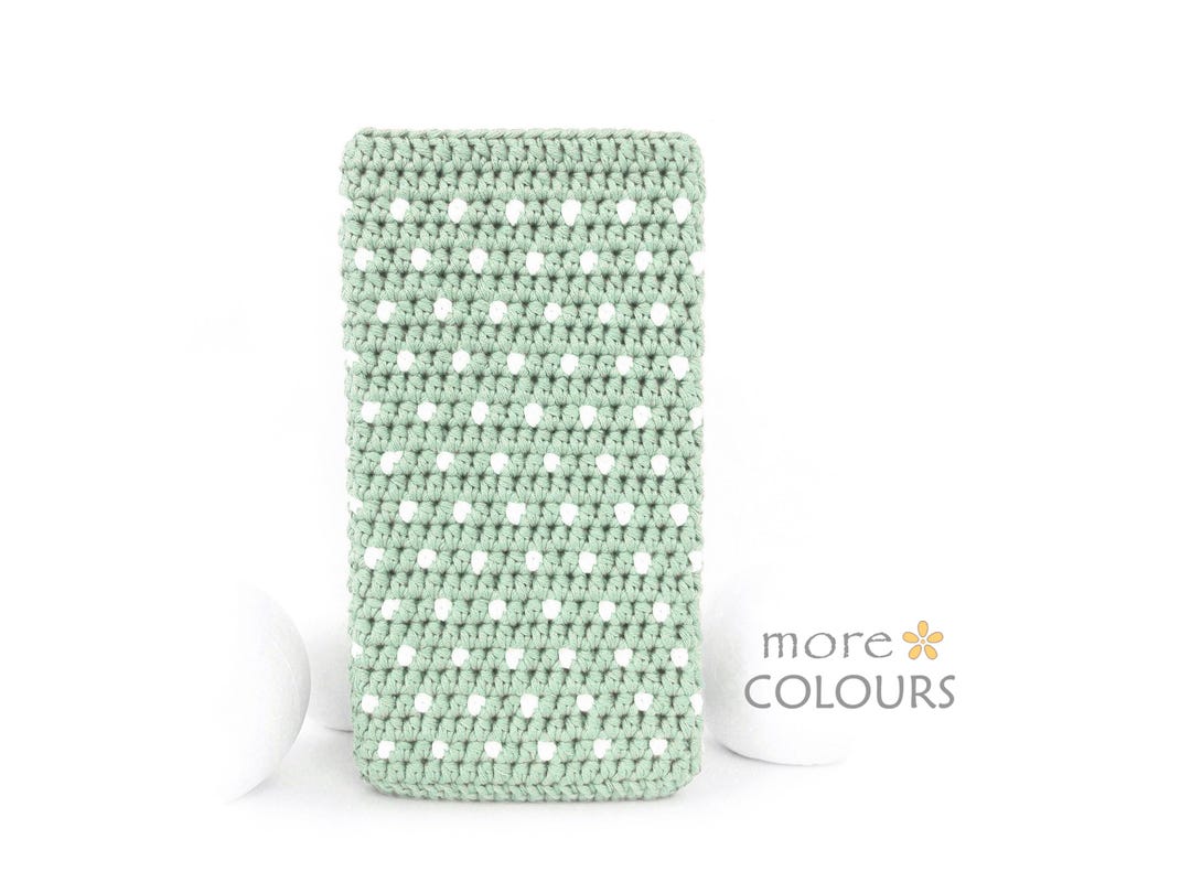 Polka Dot iPhone 16 Pro Max Sock, Mint iPhone 17e Sleeve Case, iPhone ...