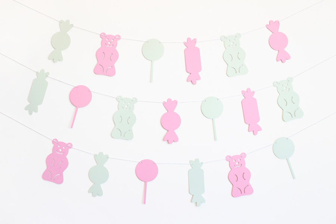 Candy Bar Party Banner - Customizable Colors - Etsy