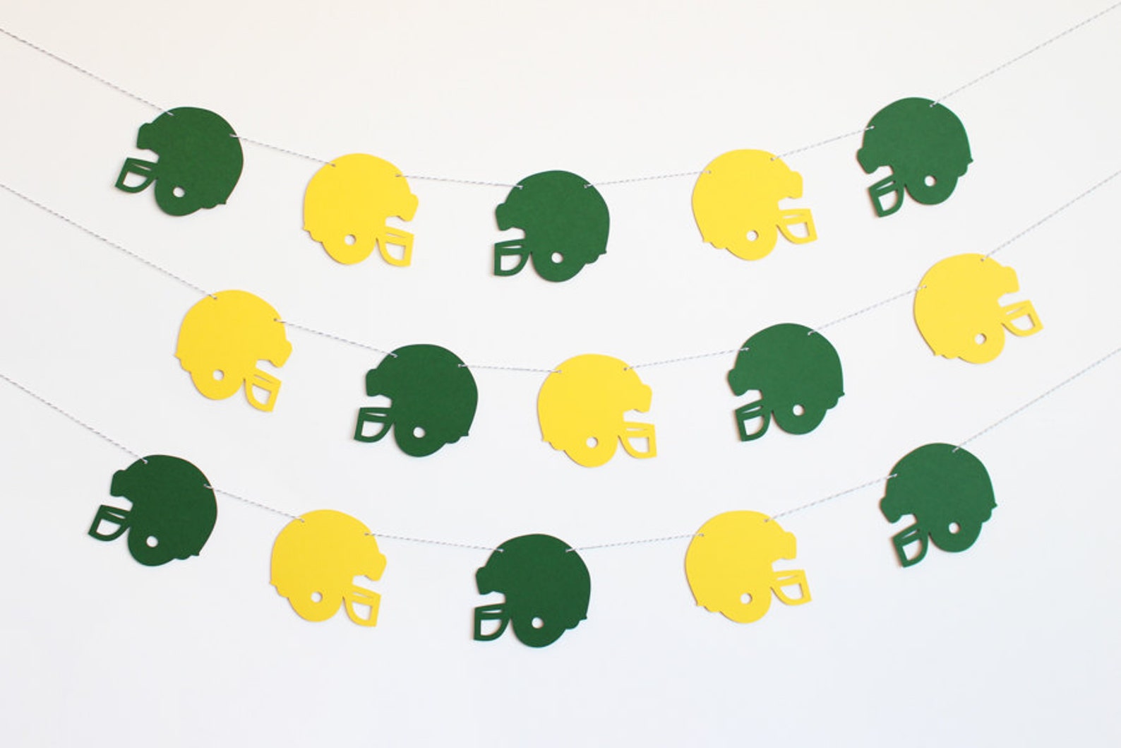 Football Party Banner - Customizable Colors - Etsy
