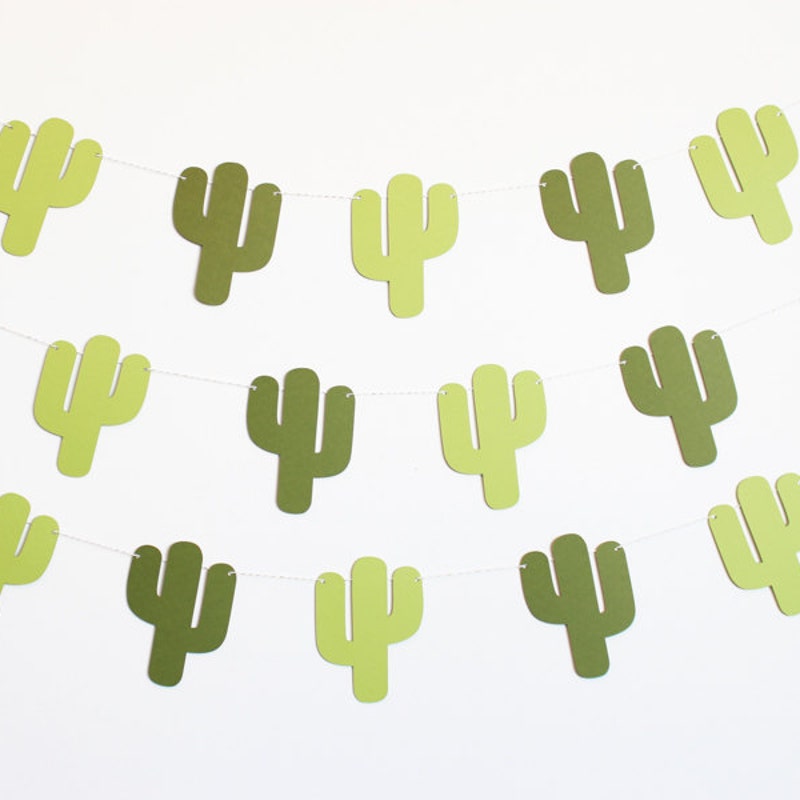 Cactus Party Decor - Etsy