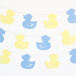 Rubber Duck Baby Shower Party Banner - Customizable Colors - Etsy