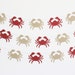 Crab Party Banner - Customizable Colors - Etsy