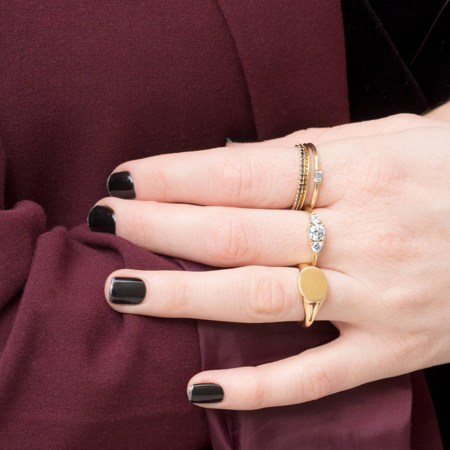 Simple Diamond Ring Handmade Engagement Ring Minimalist | Etsy