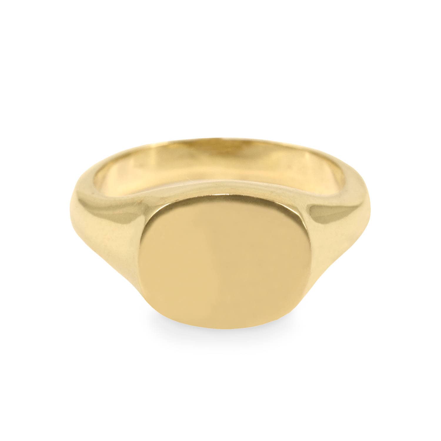 14k Solid Gold Signet Ring, Gold Signet Ring, Husband Gift, Solid Gold ...