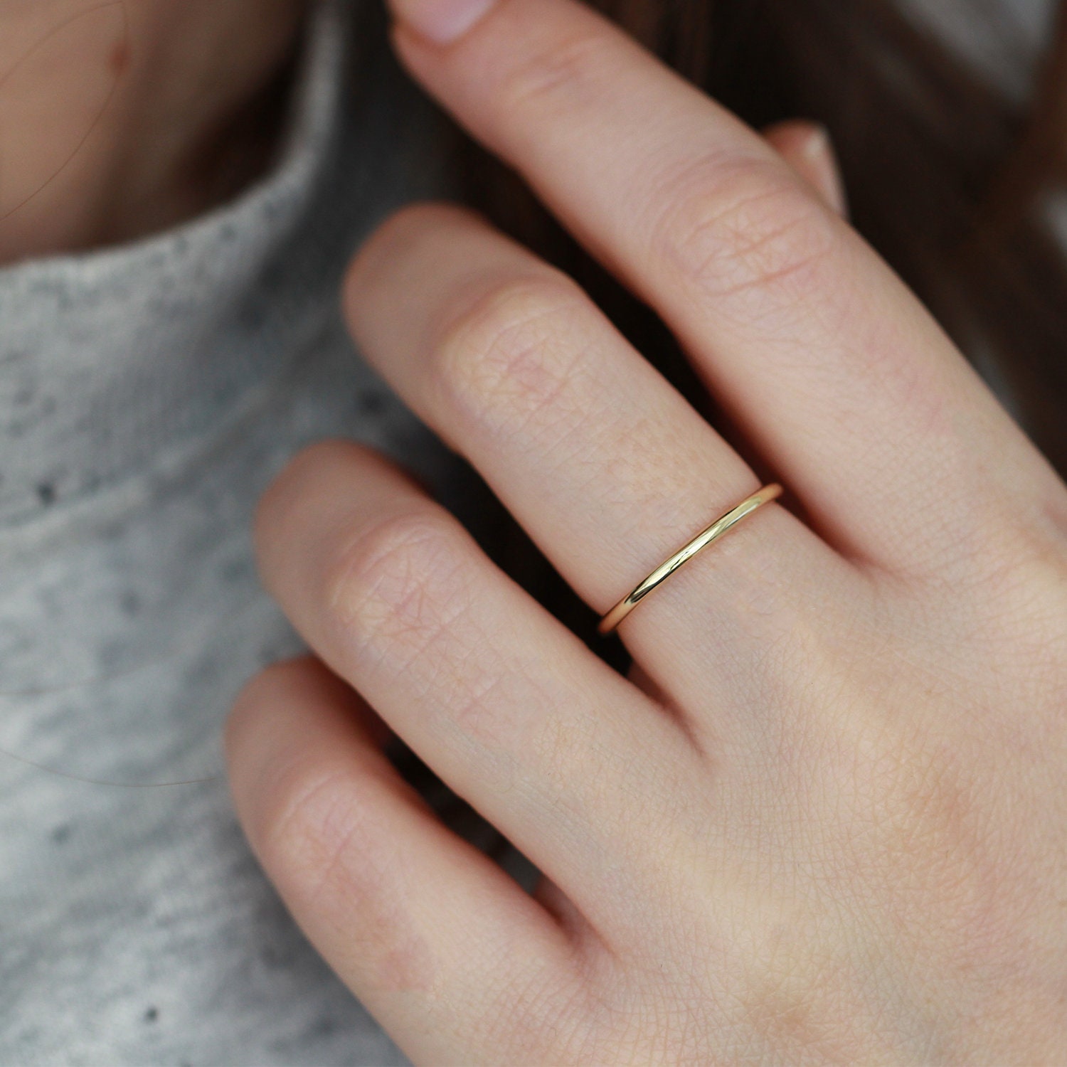 Minimalist Wedding Ring Wedding Band Minimalist Wedding - Etsy