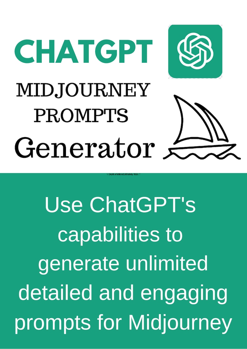 Use Chat GPT Prompt for Midjourney Prompts Generator - Etsy Canada