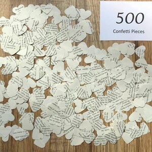 Rustic Table Top Confetti for Weddings & Tea Parties | Vintage ...