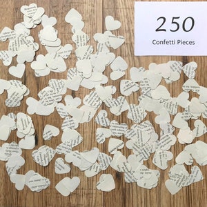Rustic Table Top Confetti for Weddings & Tea Parties | Vintage ...