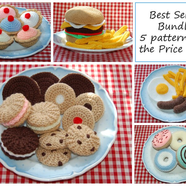 Knitted Food Pattern - Etsy