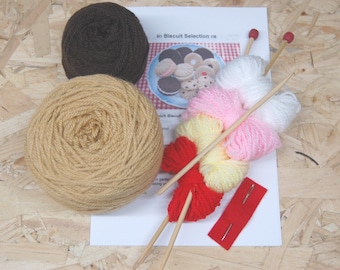 Knitting & Crochet Pattern for a Selection of Biscuits / - Etsy UK