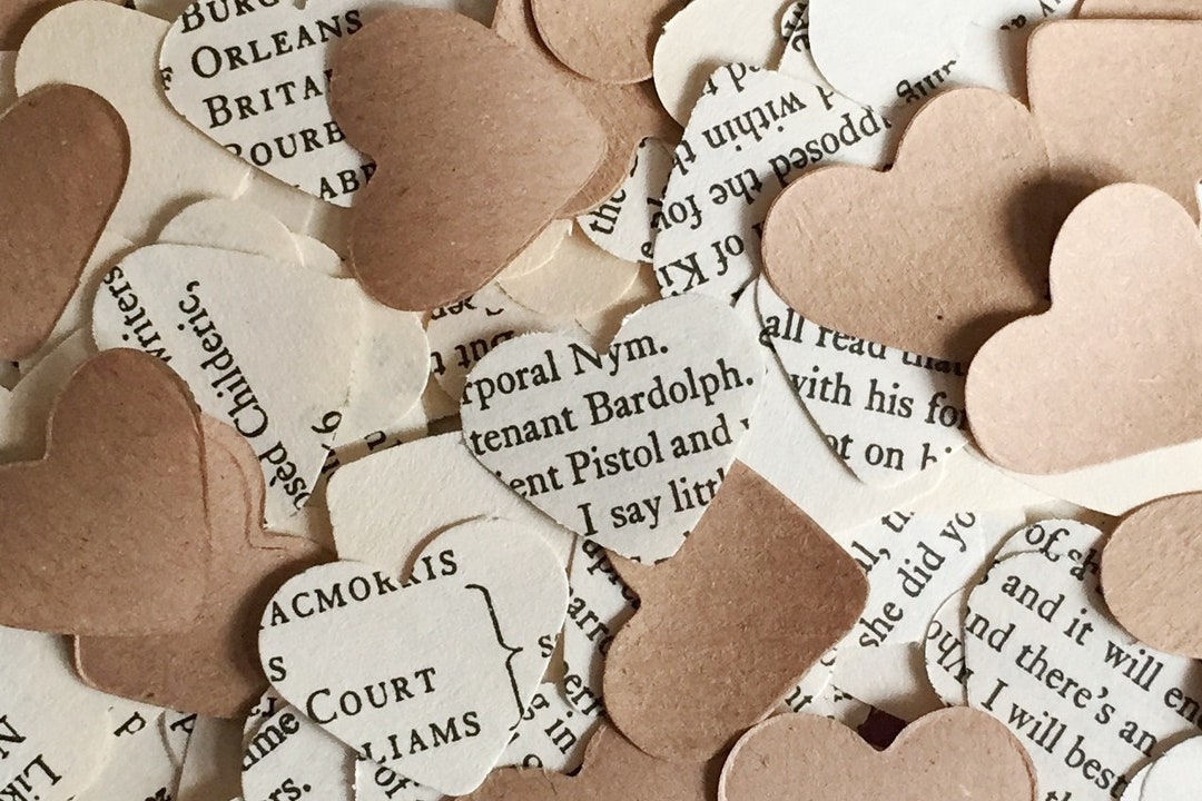 Rustic Table Top Confetti for Weddings & Tea Parties | Vintage ...
