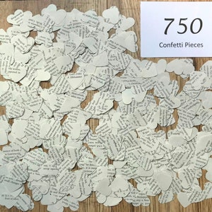 Rustic Table Top Confetti for Weddings & Tea Parties | Vintage ...