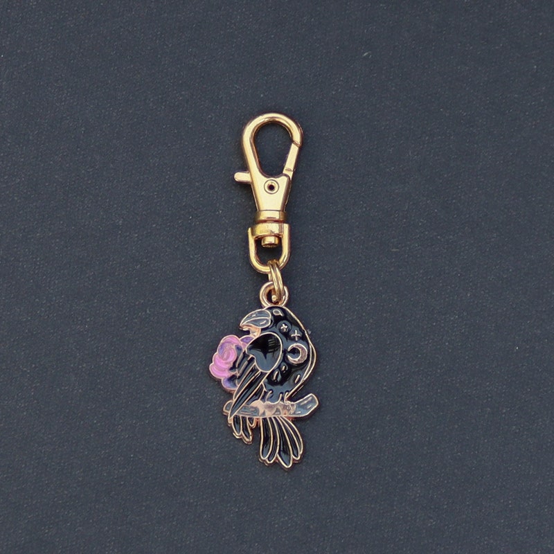 Crow Charm - Etsy