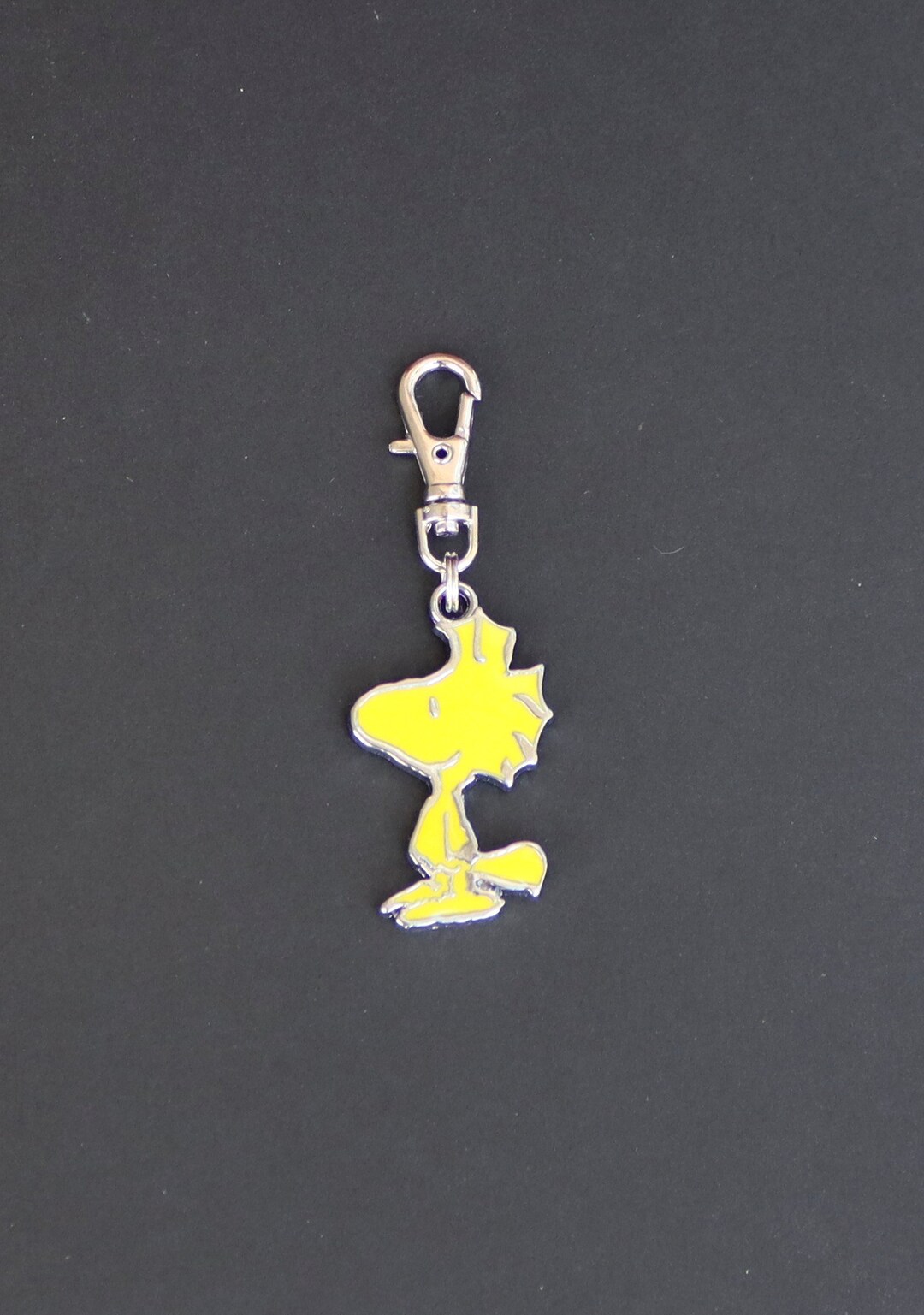 Peanuts Character Zipper Charm-enamel-silver-tone-larger Size - Etsy